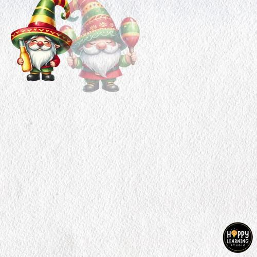 Cinco De Mayo Gnomes Clipart Bundle, 30 Cute Watercolor Mexican Gnomes ...