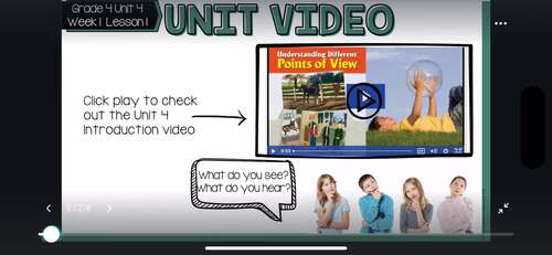 Benchmark Advance 4th Grade Unit 4 Teaching Slides by Creative Classroom HQ