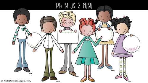 PB n Js clip art 2, kids Mini by Melonheadz Clipart | TPT