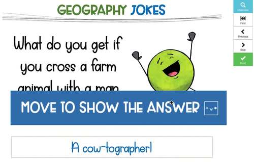 Geography Jokes | BOOM CARDS | SET 2 by Teaching Literacy | TPT
