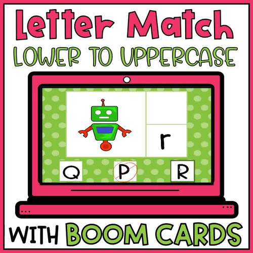Letter Matching Uppercase Lowercase | Alphabet Recognition & Match BOOM ...