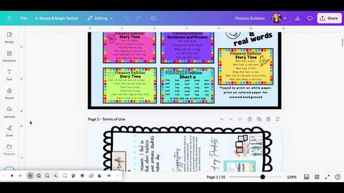 Phonics Skill Builders SHORT VOWELS by Thinking of First Grade | TPT