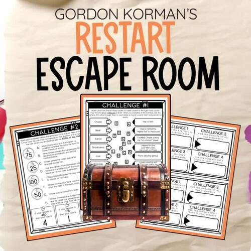 Restart by Gordon Korman Game Bundle by Reading Under the Hula Moon