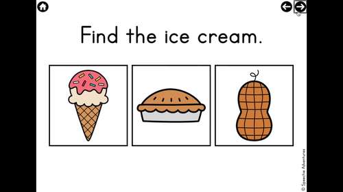 Dessert Themed Vocabulary Boom Cards™ by Speechie Adventures | TPT