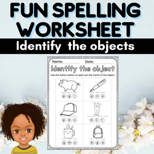 Kindergarten Spelling Worksheet - Vocabulary Activities - Spelling ...