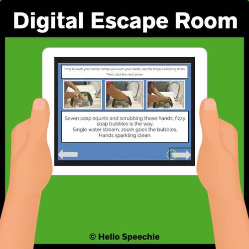 Digital S and Z Articulation Escape Room Escaping 2020 by Hello Speechie