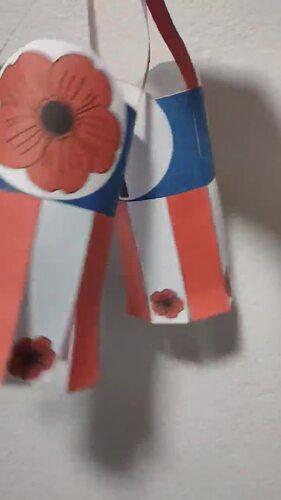 Veterans Day crafts Windsock Mobile Remembrance Day Memorial Day Activities