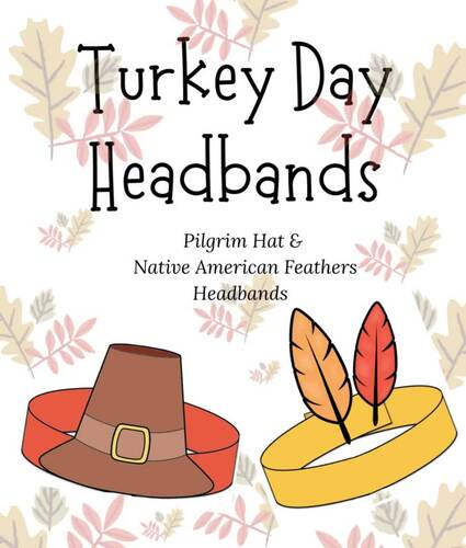 Thanksgiving Turkey Day Headbands by Beehavior Beehive | TPT
