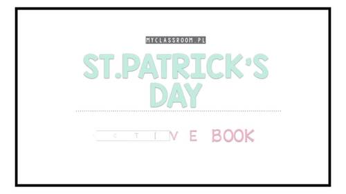 St. Patrick's Day - Interactive Book | TPT