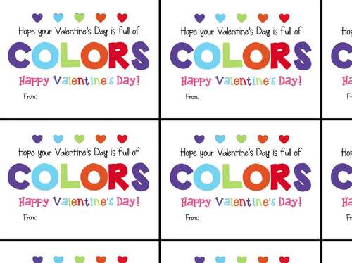 Starburst & Skittles Valentine's Day Gift Tags Bundle | TPT