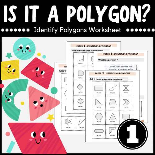 Classify Polygons Geometry Practice - 2D Shapes Activities - 4th 3rd ...