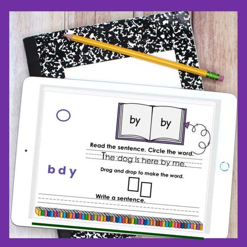 Digital Sight Words for Google Slides™ List 6 Distance Learning 2nd 100 ...