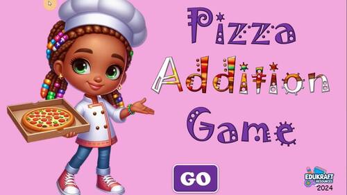 Pizza Addition Game – Interactive PowerPoint Math Game Template
