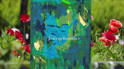 Humming Bird Color-by Numbers - Fantasy Bird Painting! by Fairychamber