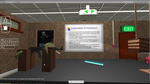 Finding Muzzle Velocity of AK47 Shell - Interactive 3D Simulation