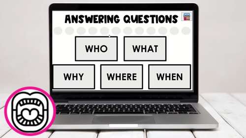 Distance Learning Speech Therapy LANGUAGE Activity: NO PRINT NO PREP