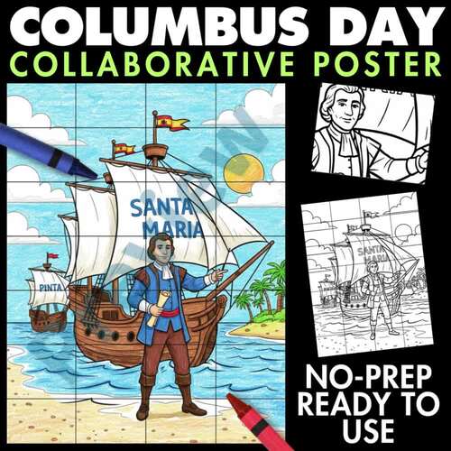 Columbus Day Activity Collaborative Poster Project Christopher Columbus ...
