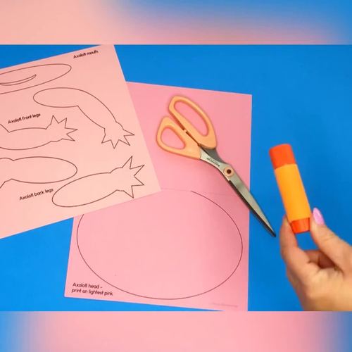 Axolotl Craft and Research Project by Paula's Primary Classroom | TpT