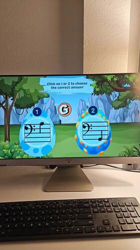 Jurassic Jams Bass Clef Notes Interactive Elementary Music Activity Game