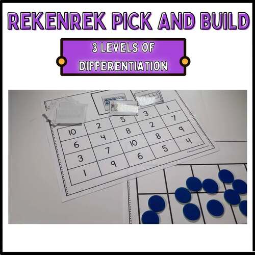 10 Frame Counting to 20 Differentiated Math Counting Center - Pick ...