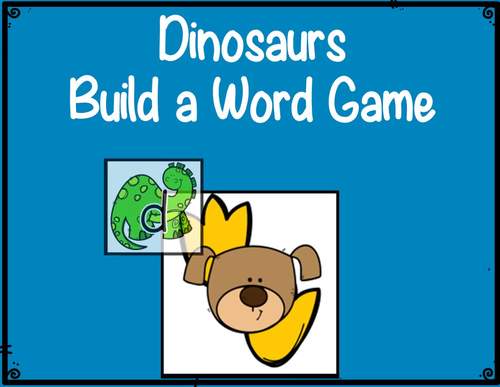 Dinosaurs Themed Build a Short Vowel CVC Word by The Teaching Scene by ...