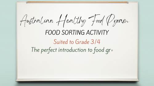 Healthy Eating Pyramid Worksheet by Thrive - Nutrition Education