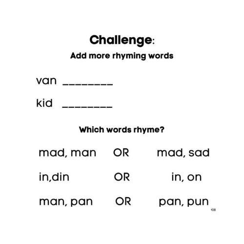 Orton-Gillingham Decodable Reader, The Cat and The Van, CVC Phonetic Book