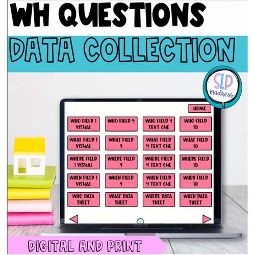Wh Question Speech Therapy Data Collection Language Screening Assessment