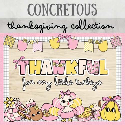 Thanksgiving Bulletin Board Ideas Fall November Pastel Composition ...