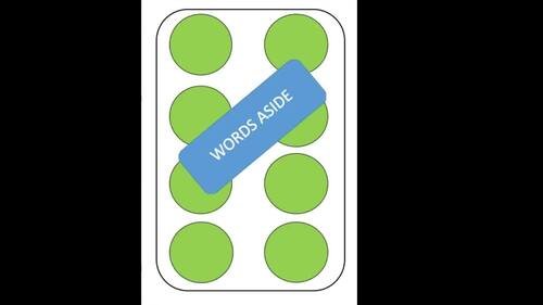 Number Sense Posters Activity Mats trace dot color count by Words Aside