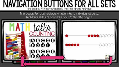 Building Number Sense Activities - Kindergarten Number Talk Slides in ...