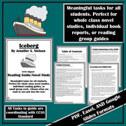 Iceberg | Jennifer Nielsen | Reading Guide | Book / Literature Novel ...