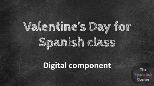 Spanish Valentine’s day speaking activities by The Spanglish Corner