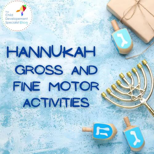 Hanukkah gross and fine motor activities and games | TPT
