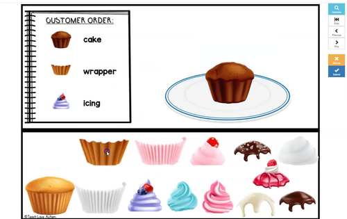 Build a Cupcake Boom Cards by Teach Love Autism | TPT