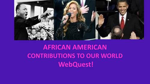 Black History Activities (WebQuest Fun - Researching and Notetaking!)