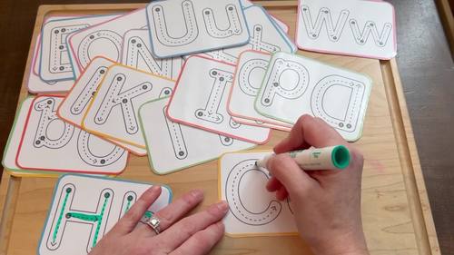 Tracing Alphabet Cards by The PreK Mama | TPT
