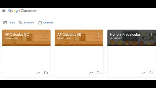 Bundle Google Classroom Customizable Bitmogi Headers: Math Series
