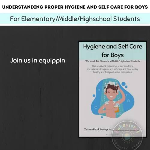 Boys' Self-Care Workbook: Building Healthy Habits by Behavioral ...