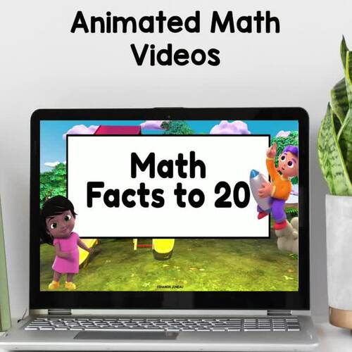 Addition to 20 Math Facts Videos - Animated Whiteboard Early Finishers