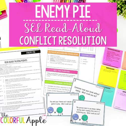 Enemy Pie: Conflict Resolution by The Colorful Apple | TPT