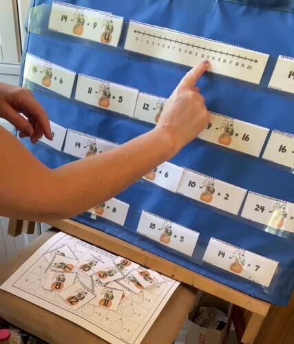 Fall Math Games - 2 & 3 digit Addition, Subtraction, Missing Numbers & More