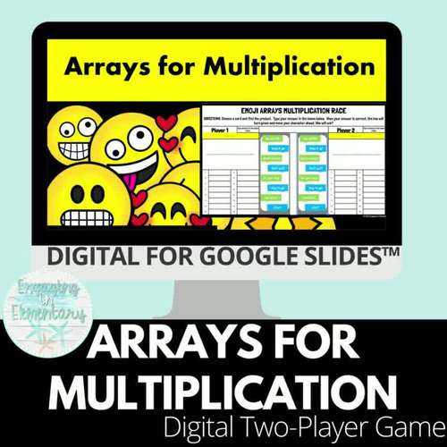 Emoji Multiplication Arrays by Engaging in Elementary | TPT