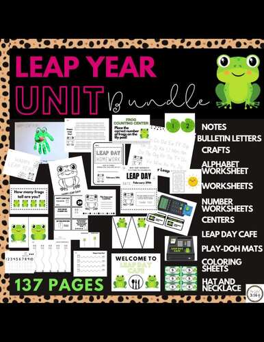 Leap Day Activities| Leap Year Activities| Leap Day Craft| Leap Day ...