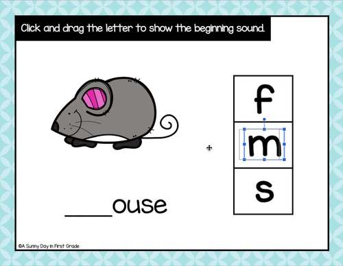 Beginning Sounds for Google Slides™ by A Sunny Day in First Grade