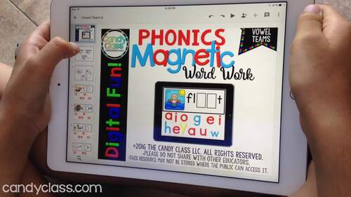 Phonics Word Work Building Activities Google Slides Use Short Long ...