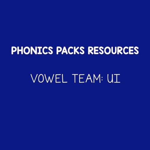 Vowel Team UI Variant Vowels Phonics Activities for Orton-Gillingham ...