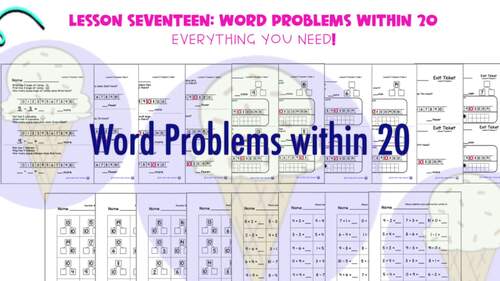 Lesson 17 iReady First Grade: Word Problems within 20 by The Mint Chip ...