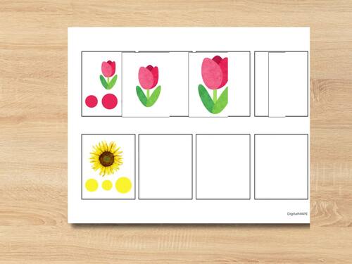 Spring Sort by Size Activity | Big, Medium, Small | Montessori Math Center