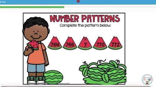 Number Patterns Digital Math Activities | Skip Counting Math BOOM Cards ...